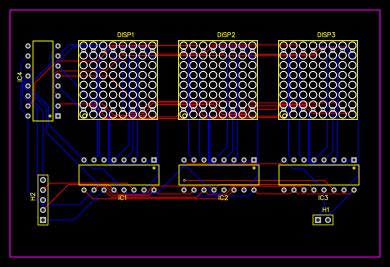 Dot Matrix Display OSHWLab