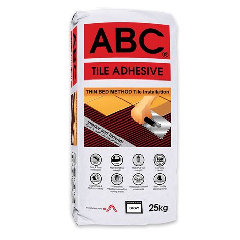 Abc Regular Tile Adhesive Lpm Express Lpm Construction Supply