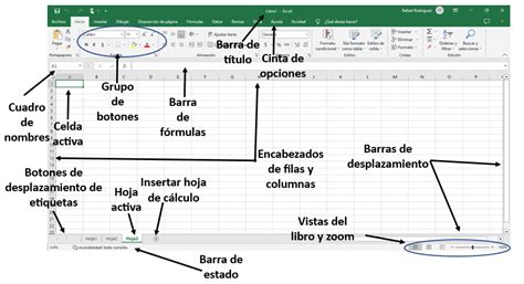 Matemática Ligera Interfaz De Excel Y Sus Herramientas