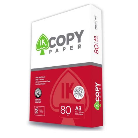 Universal Office Paper Copy A3 500 Sheets 80g Eurobiuras