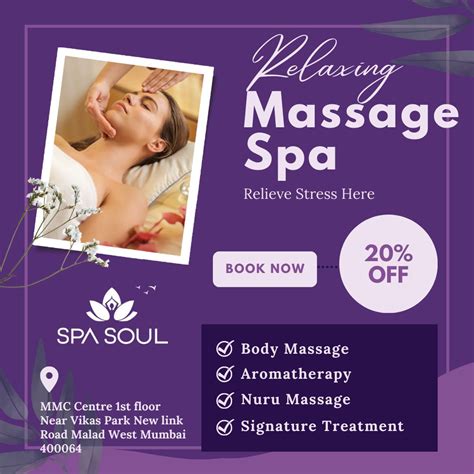 Spa Soul Spa In Malad Services Oil Massage Full Body Massage Thai