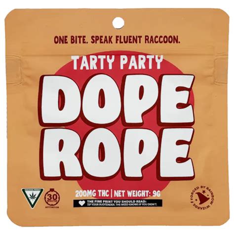 Dope Rope Tarty Party Gummy Rope 200mg Rec Exclusive Cannabis Michigan