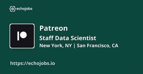 Patreon Is Hiring Staff Data Scientist Product Usd 204k 276k San