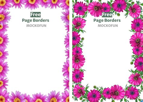 Page Borders Printable Mockofun