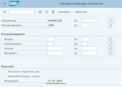 Monitor Sap Order Confirmations Transaction Me92f