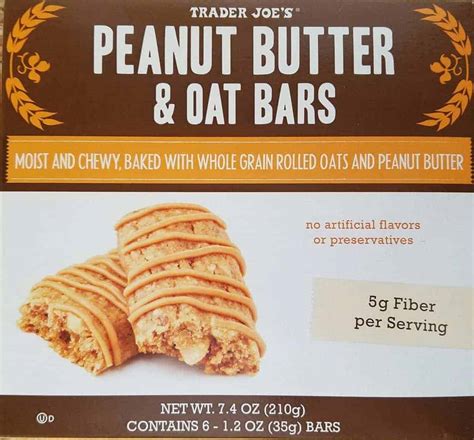 Trader Joes Peanut Butter And Oat Bars