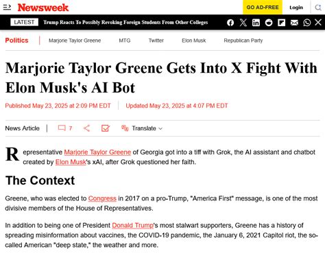 Grok Hints Mtg Really Isnt A Christian Despite Her Claims To The