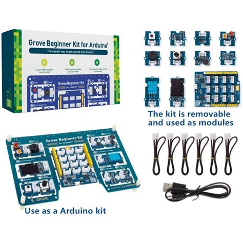 Arduino Uno Introductory Learning Kit Grove All In One Puzzle Kit การเขียนโปรแกรมไอน้ําชุด