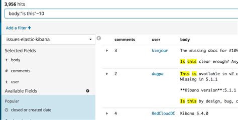 Discover Proximity Support Broken · Issue 22517 · Elastickibana · Github