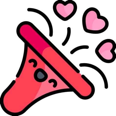 Confetti Kawaii Lineal Color Icon