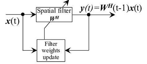 Schematic Of The Adaptive Spatial Filter Download Scientific Diagram