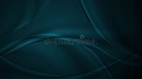 Dark Blue Smooth Glossy Waves Abstract Elegant Motion Background Stock Footage Video Of Curve
