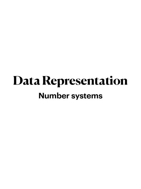 1 Data Representation Pdf Character Encoding Ascii