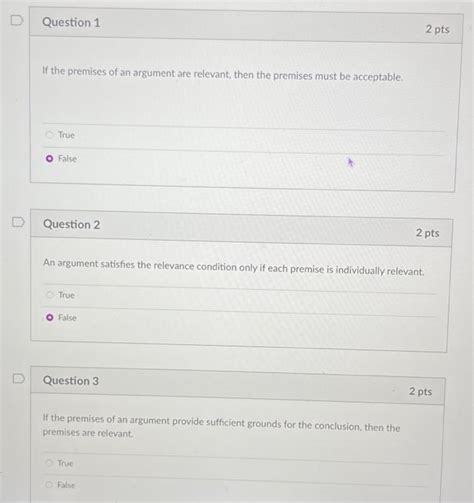 If The Premises Of An Argument Are Relevant Then The