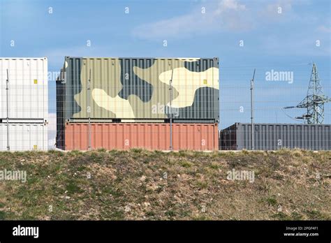 Military Shipping Container Are Special Purpose Container Stacked
