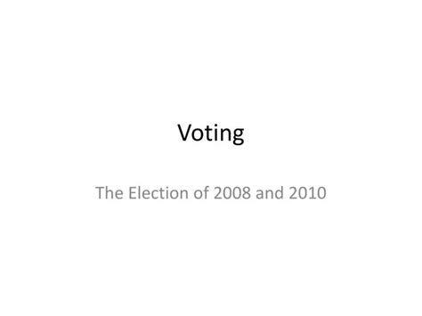 PPT Voting PowerPoint Presentation Free Download ID 2459018