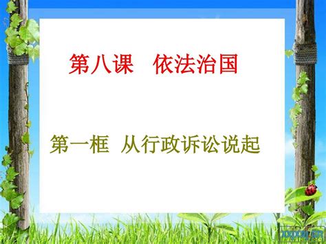 人民版九年级思想品德全一册《三单元 法治时代 第八课 依法治国》课件17word文档在线阅读与下载无忧文档