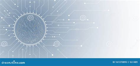 Quantum Processing Deep Learning Artificial Intelligence Stock Vector Illustration Of