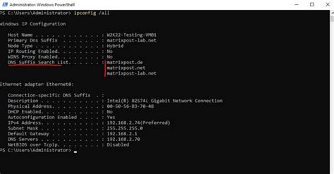 Impact Of Dns Primary Suffix And Dns Suffix Search List On The Dns Name Resolution