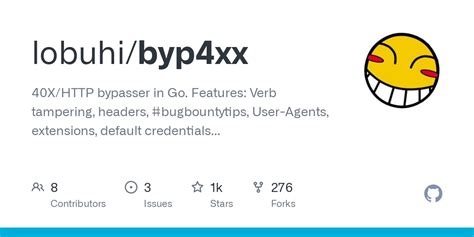 GitHub Lobuhi Byp Xx X Bypasser In Go Features Verb Tampering Headers