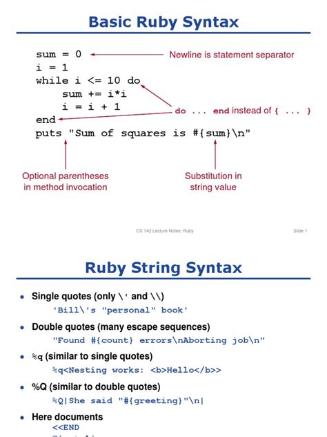Ruby Pdf Pdf Notation Computer Programming