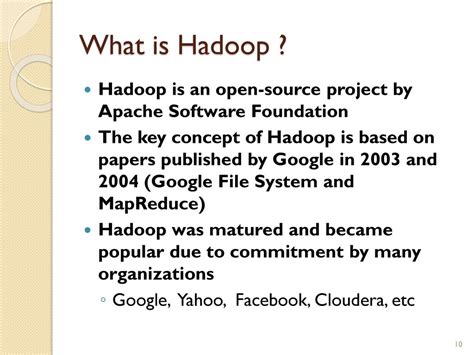 hadoop framework and its applications ppt video online download