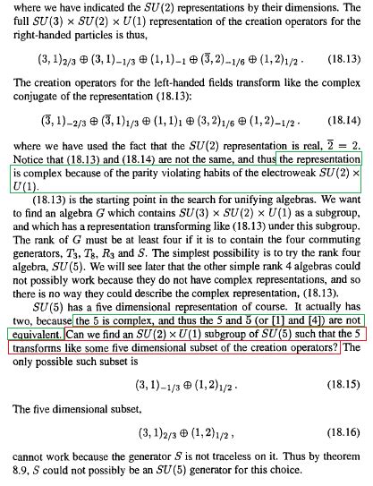 Standard Model Decompositions Of Larger Group Representations