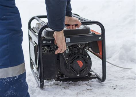 natural light shallow depth of field snow an autonomous generator for generating electricity