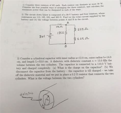 Solved Consider three resistors of Ω each Each resistor Chegg com