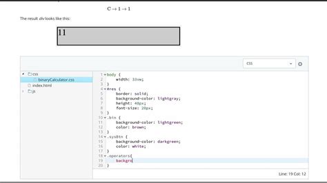 Hackerrank 10 Days Of Javascript Day 9 Binary Calculator Part 1 Of 3 Youtube