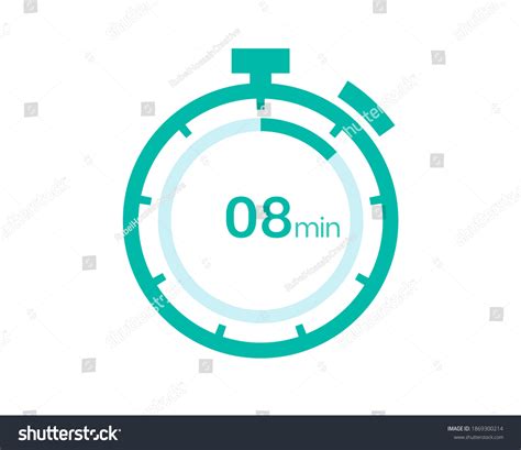 Minutes Timer Icon Min Stock Vector Royalty Free Shutterstock