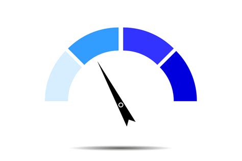 Indicator Blue With Pointer Needle By 09910190 Thehungryjpeg