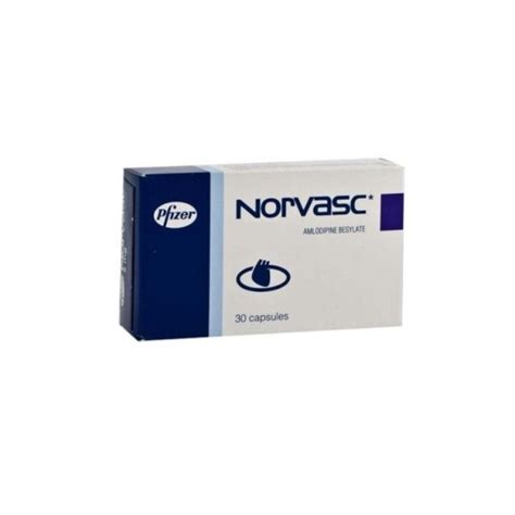 Buy Norvasc For High Blood Pressure 5 Mg 30 Capsules Delivered By
