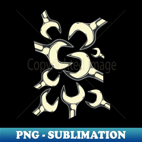 Wrench Spanner Digital Sublimation Download File Defying Inspire