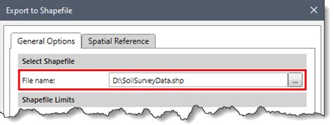export to shapefile command civilgeo knowledge base