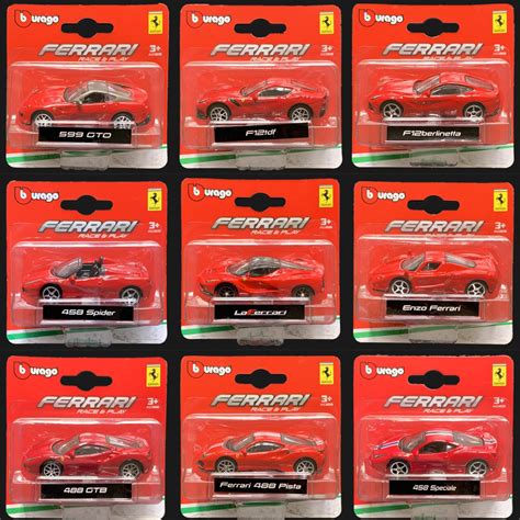 Bburago 1 64 Ferrari Alloy Sports Car Model Shopee Malaysia