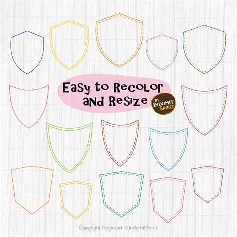 Shield Patch Svg And Png Shield Label Svg Png Dotted Outline Svg