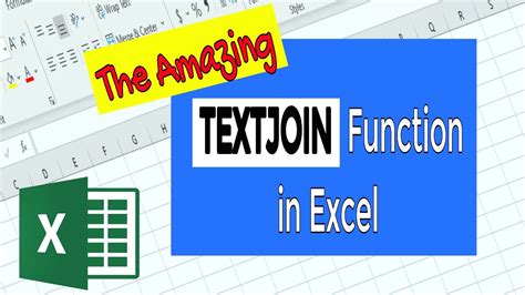 How To Use Textjoin Function In Excel You Will Love This Amazing Function In Excel Youtube