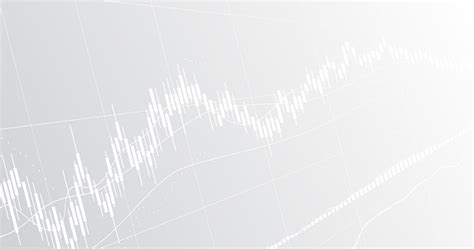 상승 추세 라인 그래프와 흑백 색상 배경에 촛대와 와이드 스크린 추상 금융 차트 배경 주제에 대한 스톡 벡터 아트 및 기타