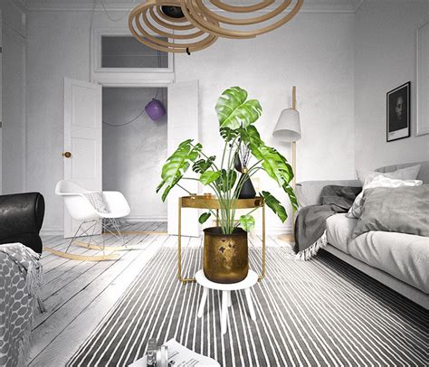 스칸디나비아 스타일의 홈 인테리어