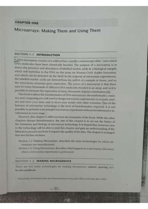 Microarray In Bioinformatics Making And Using Them Introduction