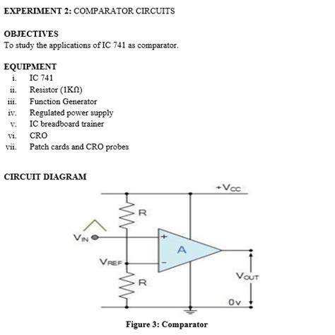 Window Comparator Circuit Using Ic 741