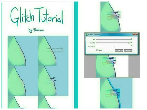 Glitch Tuturial Digital Painting Tutorials Digital Art Tutorial Drawing Tutorial