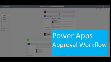 Microsoft Powerapps How To Create An Approval Workflow Youtube