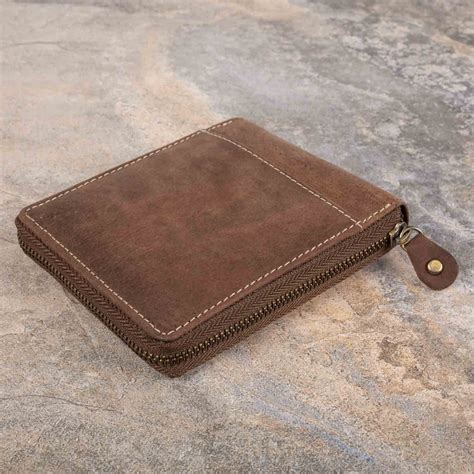 Leather Zip Wallets For Men Real 100 Percentage Premium Quality Wallet