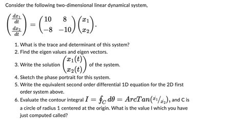 Answered Consider The Following Two Dimensional Bartleby