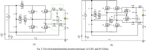 Figure 1 From Single Phase Five Level H5 And Heric Transformerless Inverters For Pv Applications