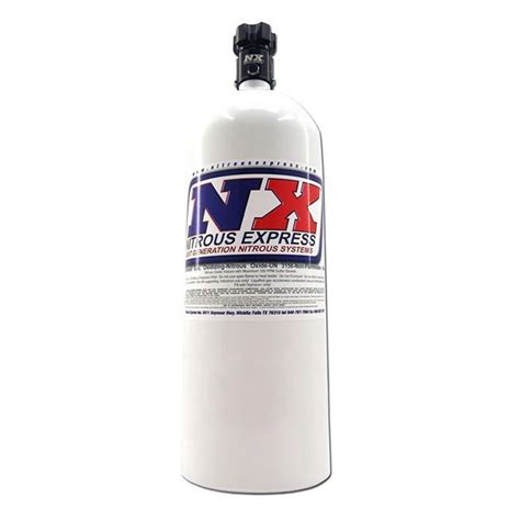 Nitrous Express 15lb Bottle W Lightning 500 Valve 6 Bottle Nipple6