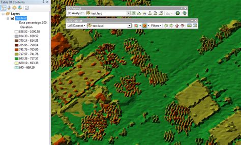 Las Dataset How To Use The 3d Analyst Toolbar Wit Esri Community