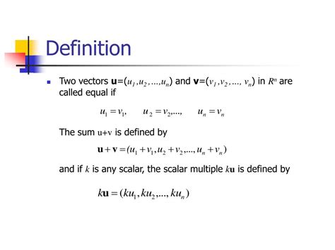 Ppt Chapter 4 Euclidean Vector Spaces Powerpoint Presentation Free Download Id 5125320